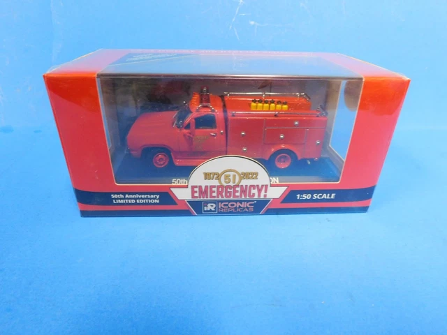 ICONIC REPLICAS 1/50 Scale Squad 51 Dodge 300 Rescue Unit 50th ...