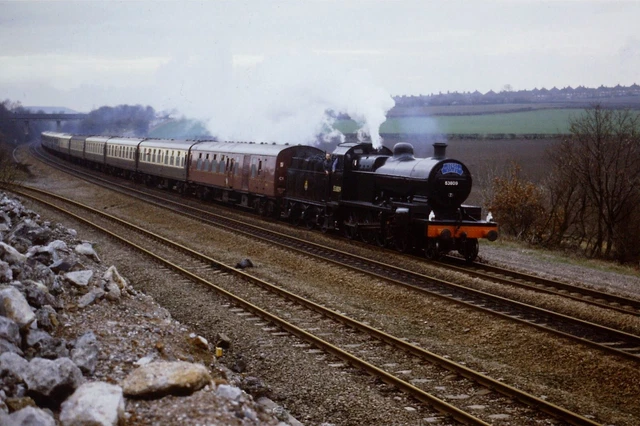 ORIGINAL 35MM COLOUR slide of Steam Locomotive No. 53809 £1.60 ...