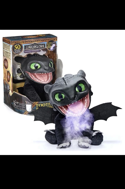 DREAMWORKS HOW TO Train Your Dragon Toothless Puppetronic by RealFX ...
