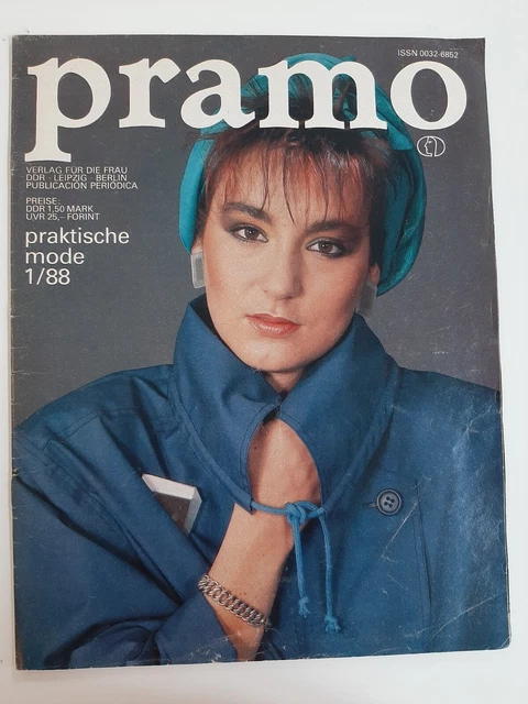 PRAMO 1/88, Mode-und Schnittmusterheft, DDR, vollständig EUR 5,00 ...
