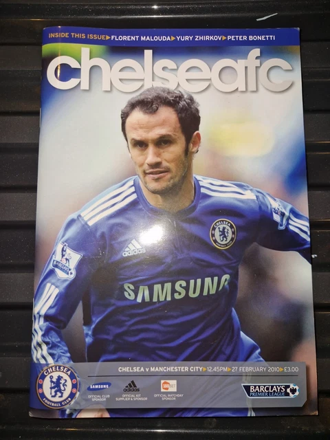 3 X MANCHESTER City vs Chelsea Programmes £3.29 - PicClick UK