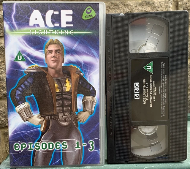 CBBC ACE LIGHTNING (Episodes 1-3) New Sealed VHS Video £5.91 - PicClick UK