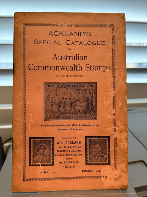 CATALOGUES ACKLANDS SPECIAL Catalogue of Australian Stamps 1941-42 ...