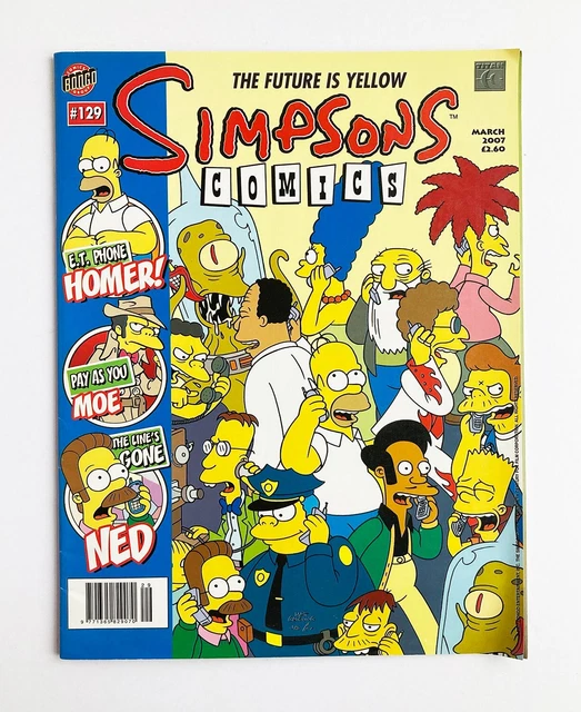 THE SIMPSONS COMICS Issue #129 - March 2007 Bongo £1.99 - PicClick UK