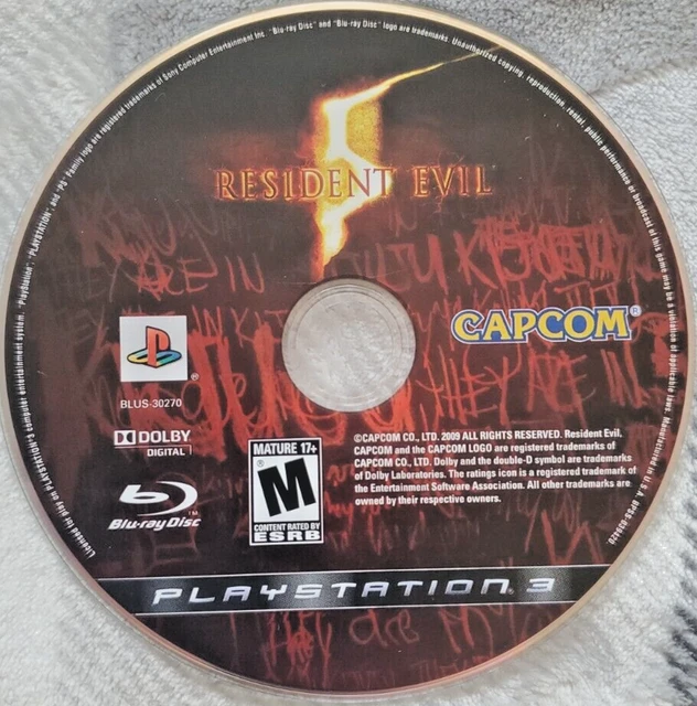 RESIDENT EVIL 5 Playstation 3 PS3 Game Disc only $5.94 - PicClick CA