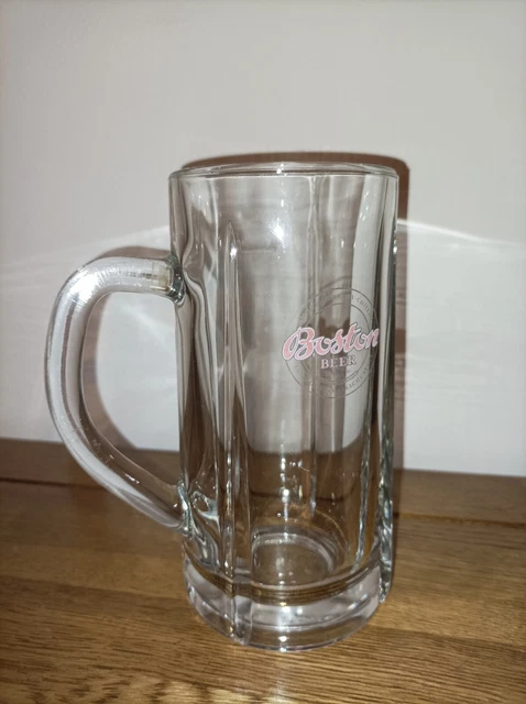 SAMUEL ADAMS BOSTON Beer Clear Heavyweight Glass Tankard £13.20 ...