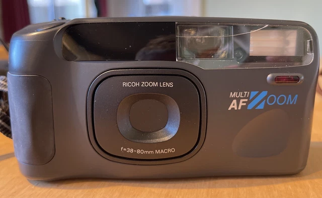 BOOTS MULTI AF Zoom 35mm Film Point and Shoot Camera Black - Ricoh Zoom ...