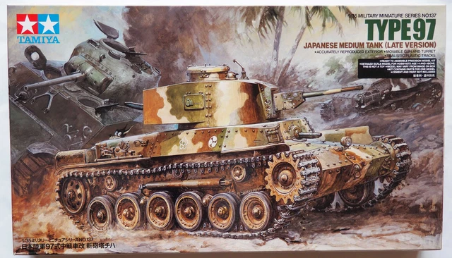 TAMIYA 35137 JAPAN Type 97 Shinhoto Chi-Ha Late + EDUARD -PE, 1/35, in ...