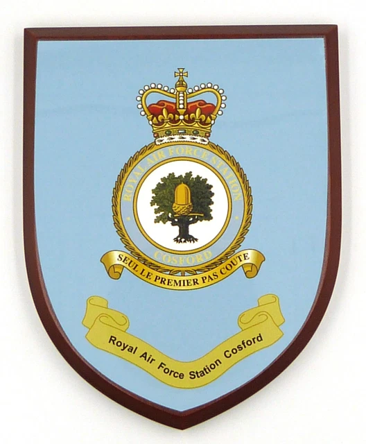 RAF ROYAL AIR Force Station Cosford Regimental Full Face Mess Plaque £ ...