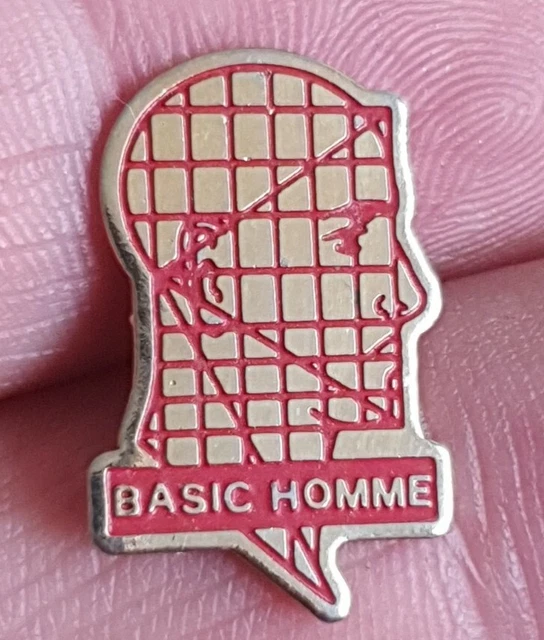 BASIC HOMME PIN'S Rare, Collection, Vintage Collector EUR 24,99 ...