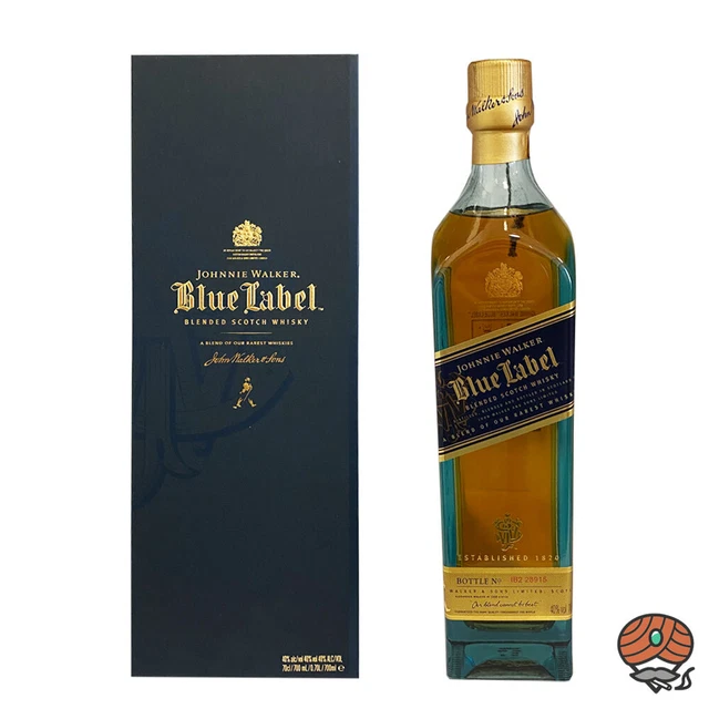 JOHNNIE WALKER BLUE Label Blended Scotch Whisky, alc. 40 Vol.-%- 0,7 l ...