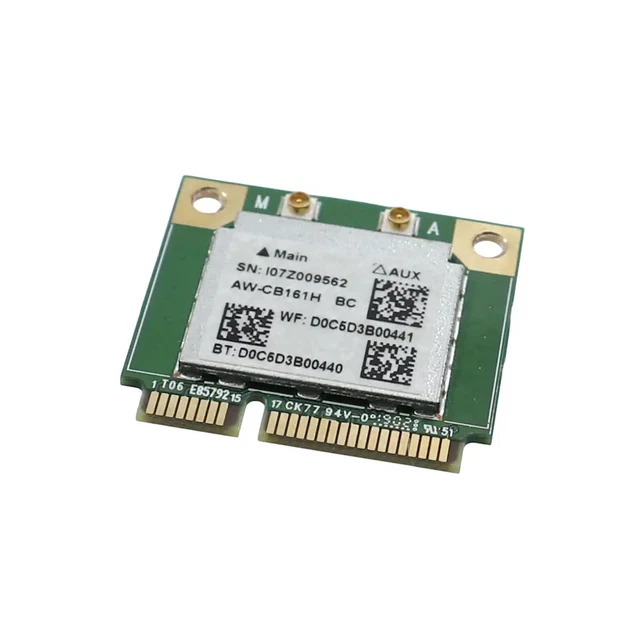 AZUREWAVE AW-CB161H WLAN/BLUETOOTH Mini-PCIe Modul, 2,4/5GHz, RTL8821AE ...