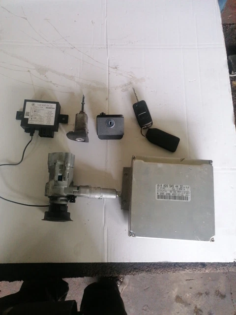 MERCEDES SLK R170 Pre Facelift 1996 - 1999 ECU Key Set Kit A0285454432 ...