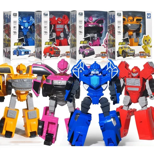 MINIFORCE X VOLT Robot Toys Action Figures Simulation Car Deformation ...