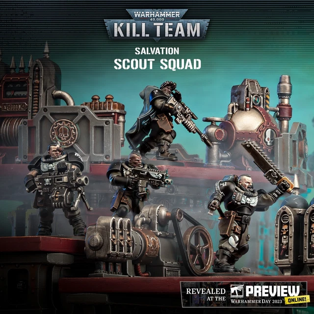 KILL TEAM SALVATION SPACE MARINES SCOUT SQUAD x10 Warhammer 40k £52.00 ...