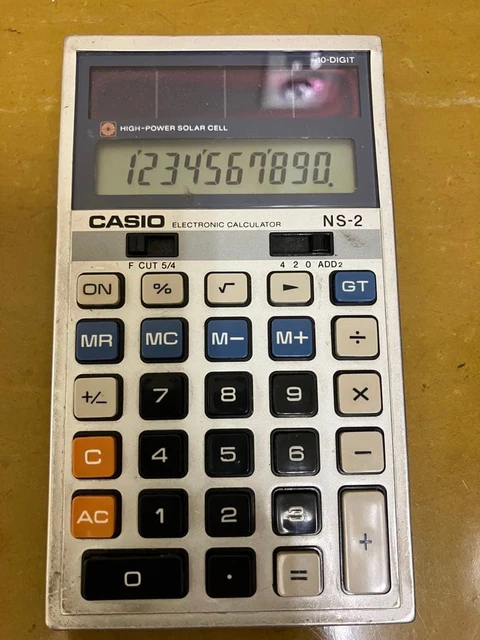 CASIO NS-2 RETRO Calculator Vintage Showa Era Collection Interior Decor ...