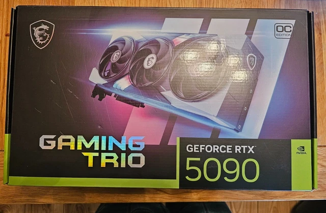 MSI RTX 5090 Gaming Trio OC 32GB GDDR7 Graphics Card (ASUS, GIGABYTE ...
