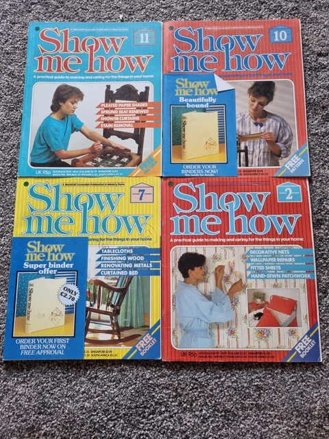 VINTAGE SHOW ME How Magazines X 4, Issues 2-7-10-11 See Pictures £6.50 ...