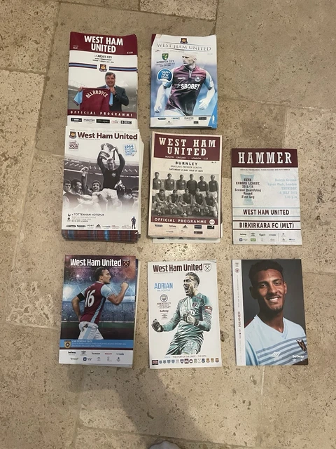 WEST HAM UNITED Programmes £10.78 - PicClick UK