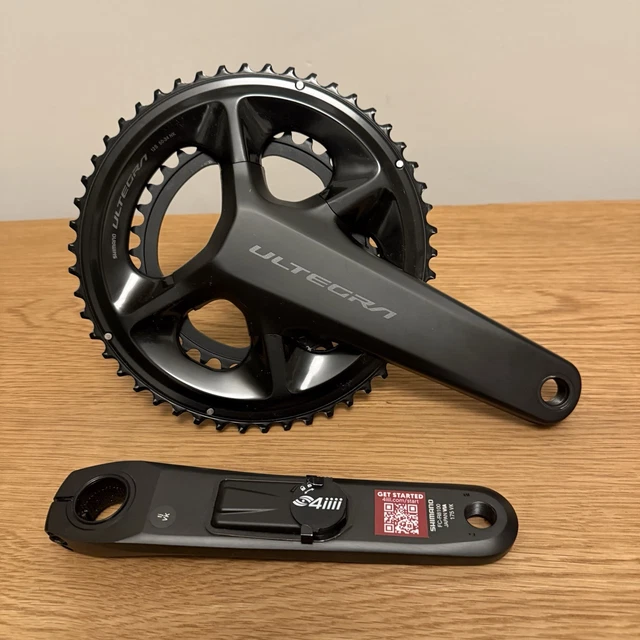 SHIMANO ULTEGRA FC-R8100 Chainset 50/34 175mm With 4iiii Precision 3 ...
