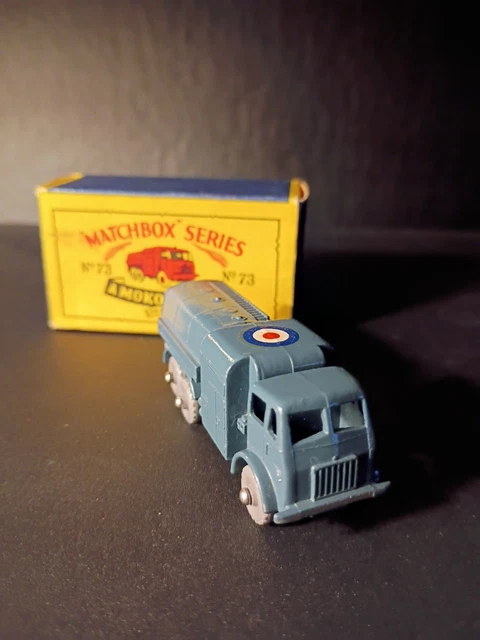 MATCHBOX#73A RAF 10 Ton Pressure Refueller 1959 Second Casting Solid ...