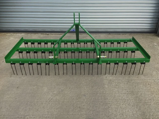 SPRING TINE HARROW, Grass Harrow, Tractor Harrow, Field Harrows 3 Row £ ...