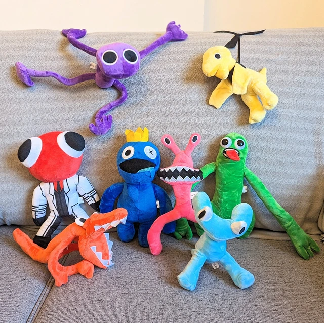 RAINBOW FRIENDS MONSTER 8PCS Rainbow Friend Plush Stuffed Teddy Doll ...