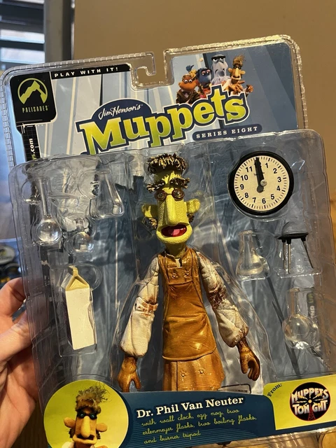 RARE MIP PALISADES Muppets Tonight Muppet Show Figure S8 Dr Phil Van ...