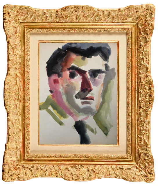 CLAUDE BONIN-PISSARRO (1921-2021) Bel Autoportrait Du Peintre 1950 (315 ...