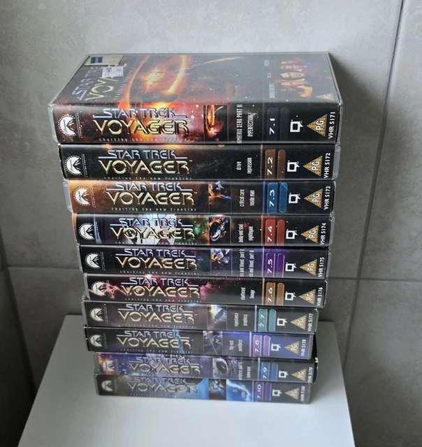 STAR TREK VOYAGER VHS - Incomplete Series 7 - Video Tapes Job Lot £5.99 ...