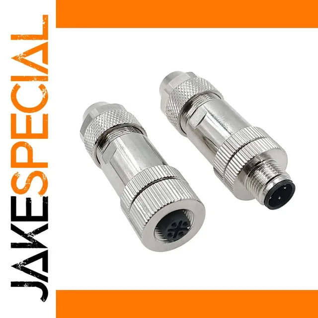 M12 SENSOR CONNECTOR 4-Pin, 5-Pin, 8-Pin EUR 28,79 - PicClick FR