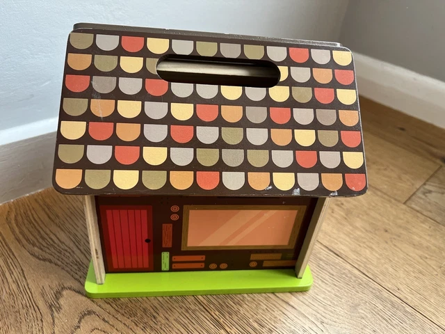 CBEEBIES HEY DUGGEE Wooden Clubhouse Playhouse 6 Figures Roly Tag ...