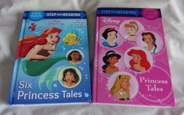 SET OF 2 Step Into Reading Disney Princess Story Collection hardcover ...