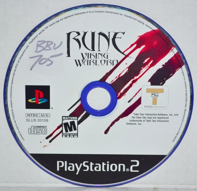RUNE: VIKING WARLORD (Sony PlayStation 2, 2001) PS2 Video Game PS2🔥 $5. ...