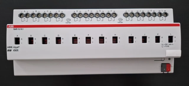 ABB SCHALTAKTOR 12FACH SA/S 12.10.1 EIB KNX EUR 467,00 - PicClick DE