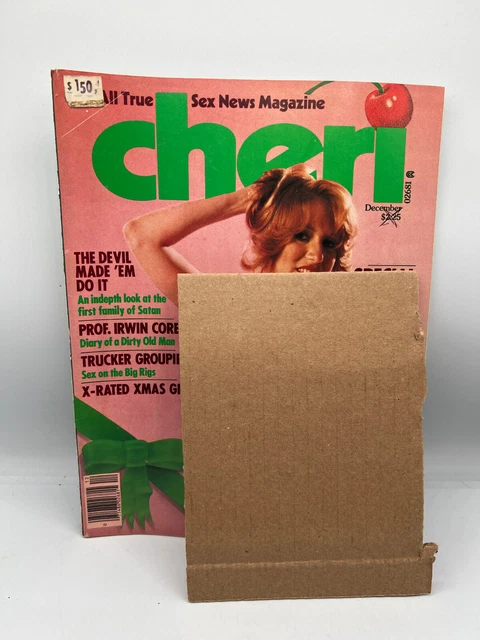 VINTAGE CHERI DECEMBER 1978 Volume 3 Number 5 Magazine £11.83 - PicClick UK