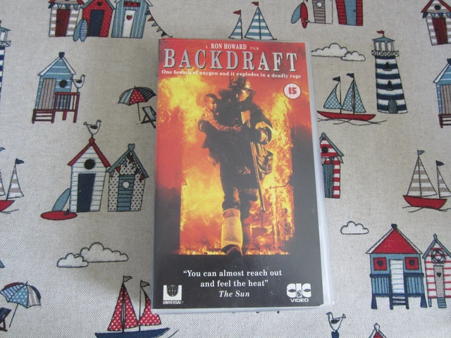 BACKDRAFT 1990 FILM Vhs Video Tape Uk Pal Format Only Ok £5.43 ...