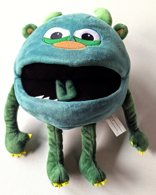 THE PUPPET COMPANY Baby Monster Green Hand Puppet with squeaker VG ...