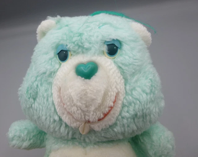 VINTAGE 1983 KENNER Care Bears Small Bedtime Bear Soft Plush Toy Blue ...