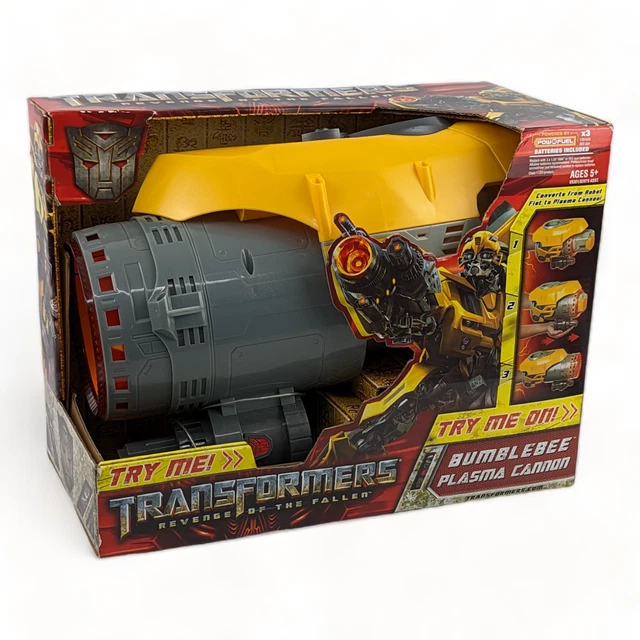 TRANSFORMERS BUMBLEBEE PLASMA CANNON Arm Blaster Hasbro 2008 NEW BOXED ...