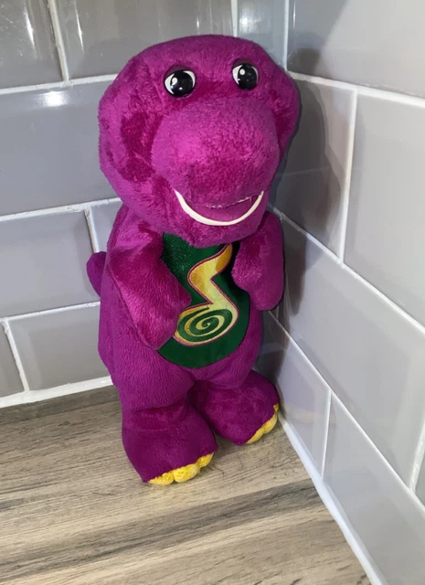 BARNEY PURPLE *FAULTY* Dino Dance Dances Sings Fisher Price 2002 Plush ...