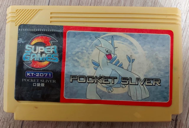 POCKET SILVER POKEMON - 8 Bit Game Cartridge Famiclone Famicom Dendy ...