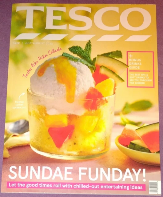 TESCO MAGAZINE JULY/AUGUST 2024 food & drink recipes lifestyle summer ...