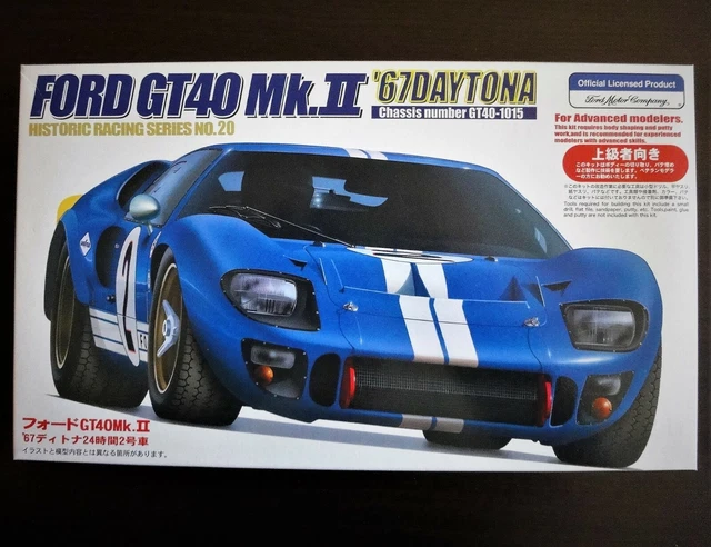 FUJIMI 1/24 FORD GT40 Mk.II '67 Daytona 24HR Chassis No.GT40P -1015 ...