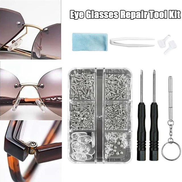 SCREWDRIVER SUNGLASSES NUTS Pads Spectacles Tool Screwsvision Care ...