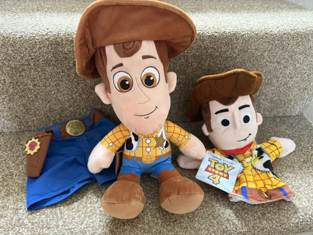 DISNEY PIXAR TOY Story Woody Sheriff Cowboy Plush Soft Toy Hand Puppet ...