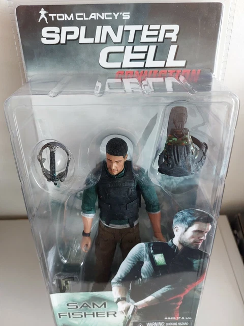 NEW SPLINTER CELL Conviction Sam Fisher Figure NECA Body Armour Variant ...