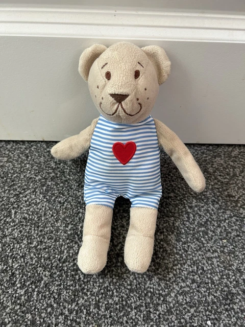 IKEA FABLER BJORN Blue Stripe Teddy Bear Soft Toy Plush £5.00 - PicClick UK
