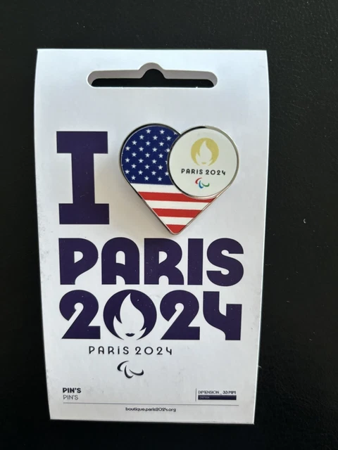 PARIS 2024 OLYMPICS. Pin. USA Para Team. Official Licensed Merchandise ...