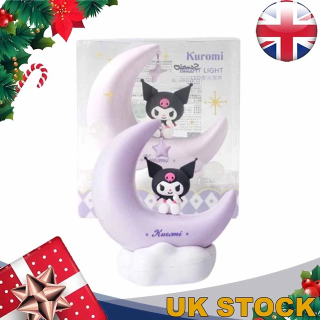 KUROMI CINNAMONROLL KAWAII Original Moon LED Light Night Light Ornament ...
